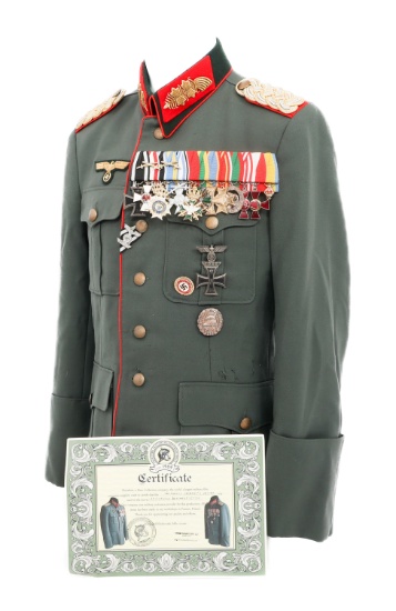 INGLOURIOUS BASTERDS MOVIE PROP WWII GERMAN TUNIC | Guns & Military ...