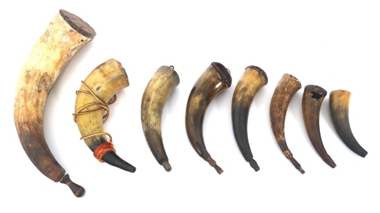 19th - 20th CENTURY AMERICAN POWDER HORNS | Online Auctions | Proxibid