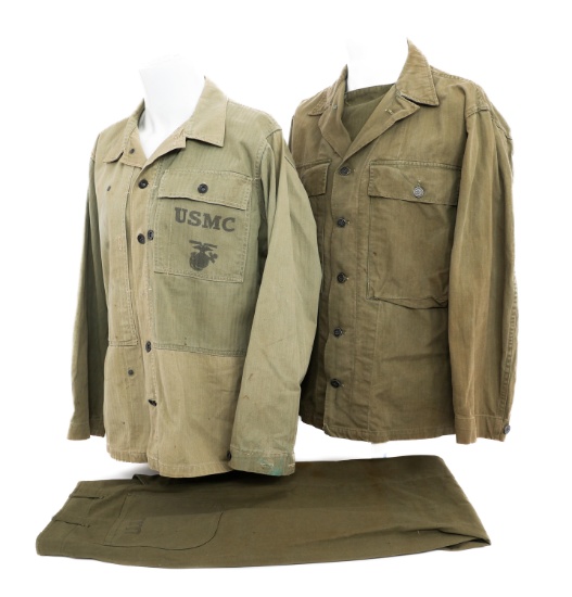WWII USMC P44, USN & ARMY HBT COMBAT UNIFORMS | Guns & Military ...