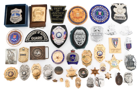 OBSOLETE WORLD POLICE & GUARD BADGES & PINS | Guns & Military Artifacts Militaria Military ...