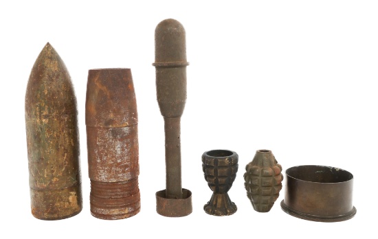 WWI - WWII US TRENCH ART, PROJECTILES & GRENADES | Guns & Military ...