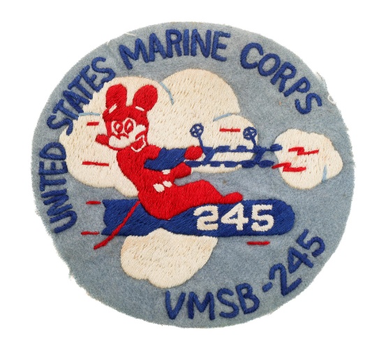 WWII USMC VMSB-245 FIGHTER SQUADRON PATCH | Guns & Military Artifacts ...