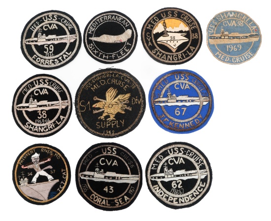 COLD WAR US NAVY AIRCRAFT CARRIER CRUISE PATCHES | Guns & Military ...