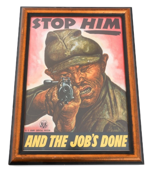 WWII US ARMY "STOP HIM" HOMEFRONT POSTER | Guns & Military Artifacts ...