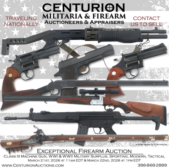Centurion Auctions Auction Catalog - Firearm - Modern, Tactical ...