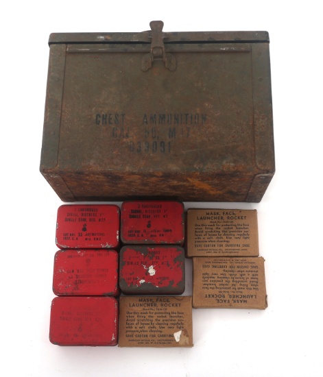 1" SIGNAL FLARES & 50 CAL AMMUNITION CAN | Guns & Military Artifacts ...