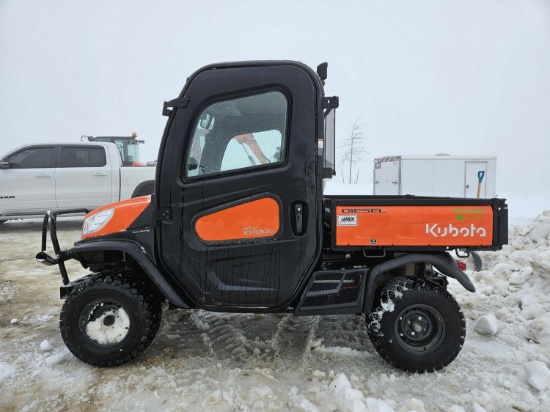 2021 KUBOTA RTV-X1100 UTILITY VEHICLE W/ DUMP BOX, S/N 65920 (1,715 HRS ...