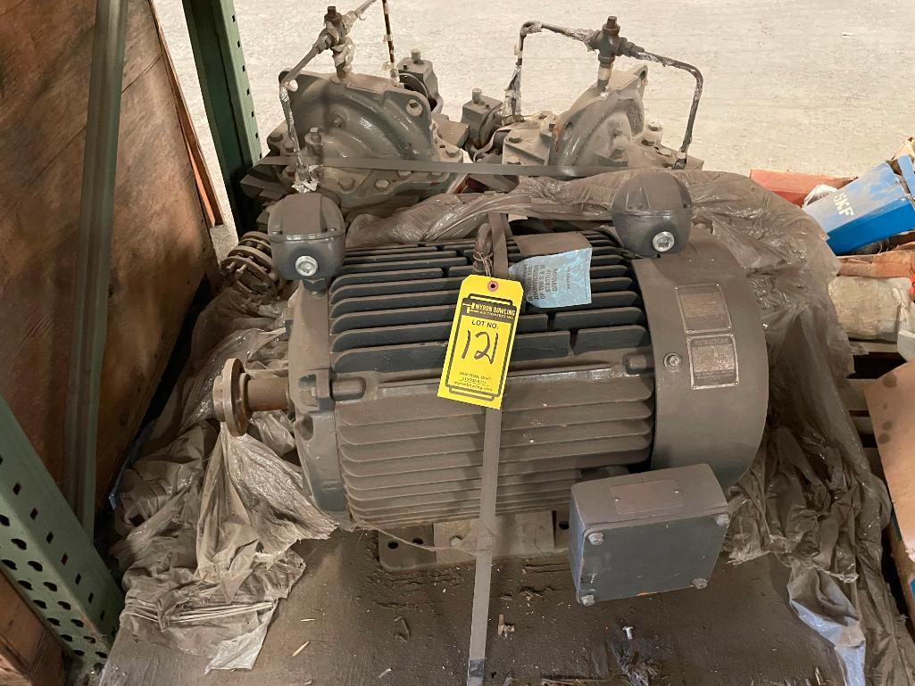 EMERSON 40 HP ELECTRIC MOTOR, FRAME 324TS, 3,560 | Proxibid