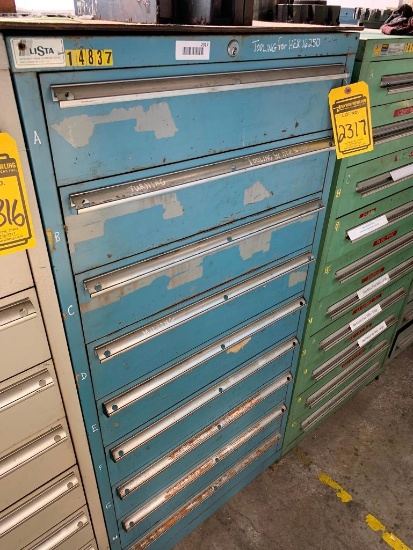 Lista 10-Drawer Modular Tool Storage Cabinet | Heavy Construction ...