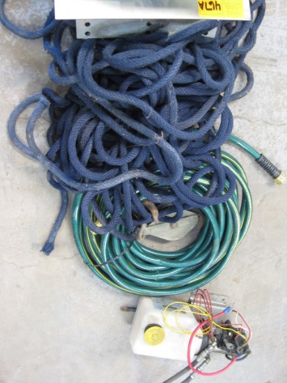 Hyd Pump Flat dolly water hose Rope | Heavy Construction Equipment ...