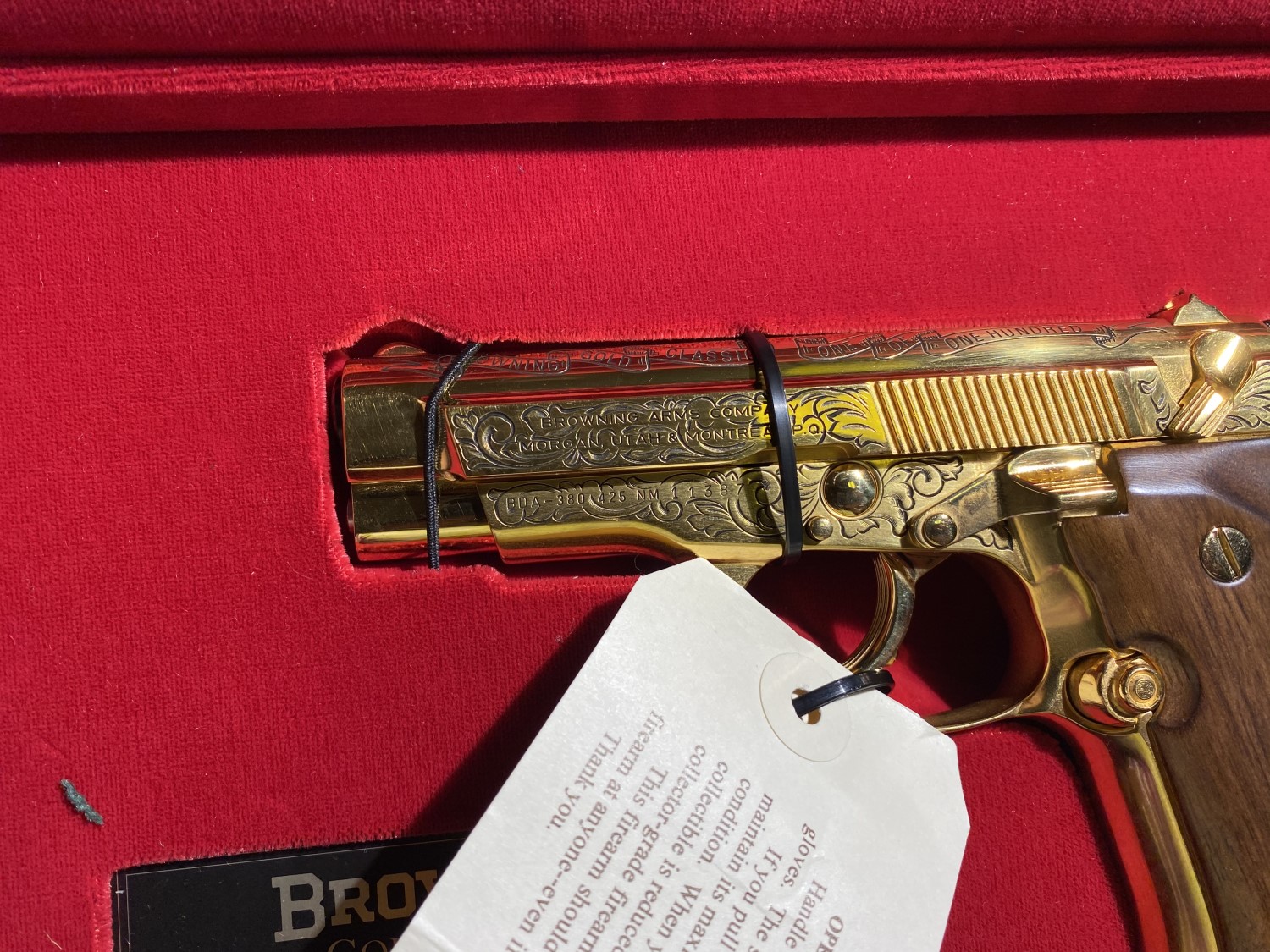 Browning Gold Plated Set