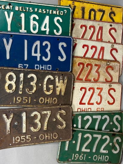 Vintage Ohio License Plates 1950s-60s | Art, Antiques & Collectibles ...