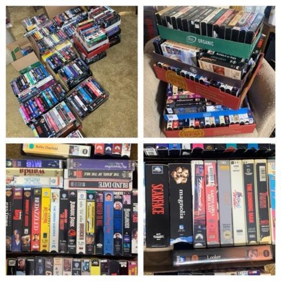 Large Group of VHS Tapes | Computers & Electronics Electronics CD's ...