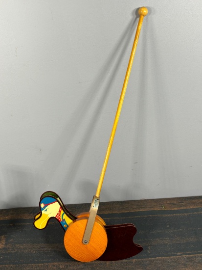 1940's WWI/WWII Ruehle Products GI Elmer / Joe Push Toy. | Guns ...