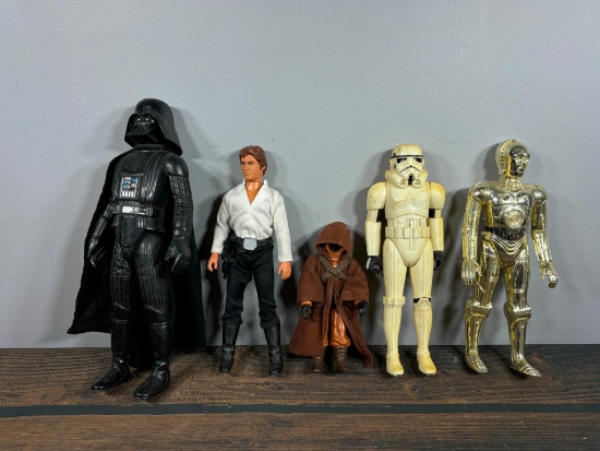 Group of Vintage 1978 and 1979 Star Wars Action Figures | Art, Antiques ...