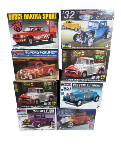 Group of Eight Plastic Model Kits - Monogram, Revell and more Classic ...