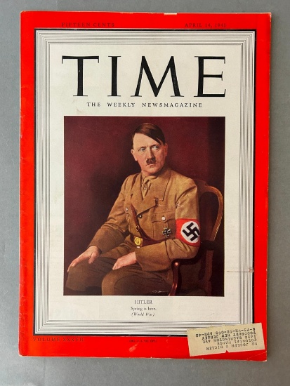 WWII Time Magazine April 14, 1941 Adolf Hitler - Rare | Guns & Military ...