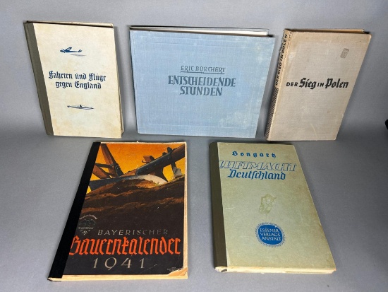 WWII Nazi German Book Lot - Pre War _ WWII Including First Editions ...