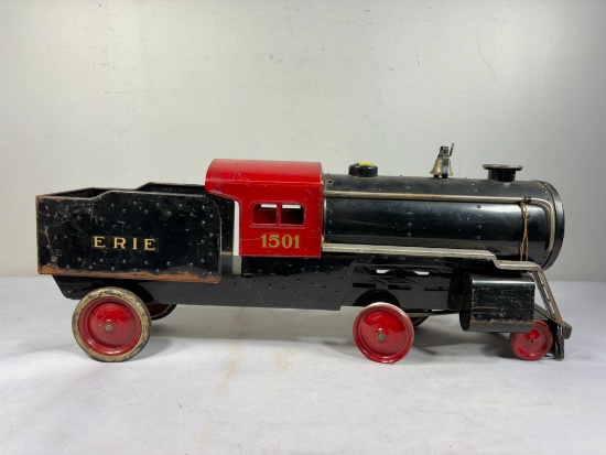 Antique Steelcraft Erie 1501 Train Ride on Pressed Steel Buddy L ...