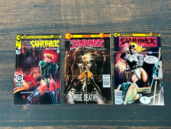 Three Antinuity Comics Samuree Comic Books | Art, Antiques ...