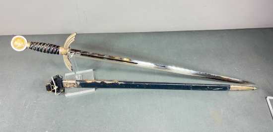 Nazi German WWII Luftwaffe Officer's Air Force Sword w/Scabbard | Guns ...