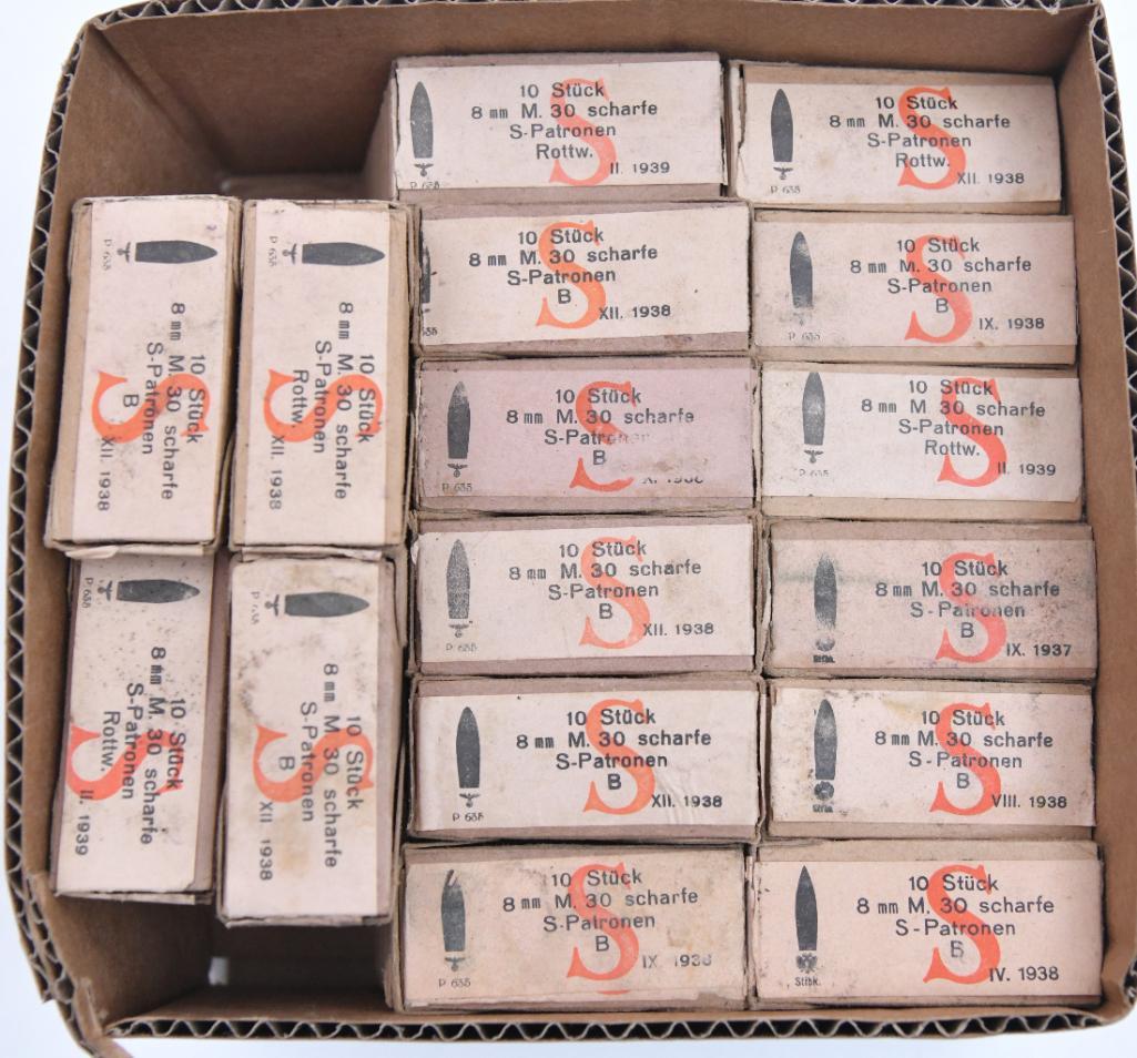 WWII Nazi Germany 8mm Mauser ammunition | Proxibid