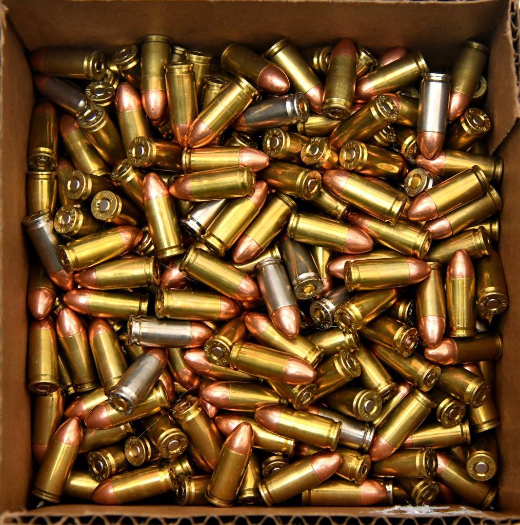 9mm Luger ammunition, (249) rounds 115 grain MC, | Proxibid