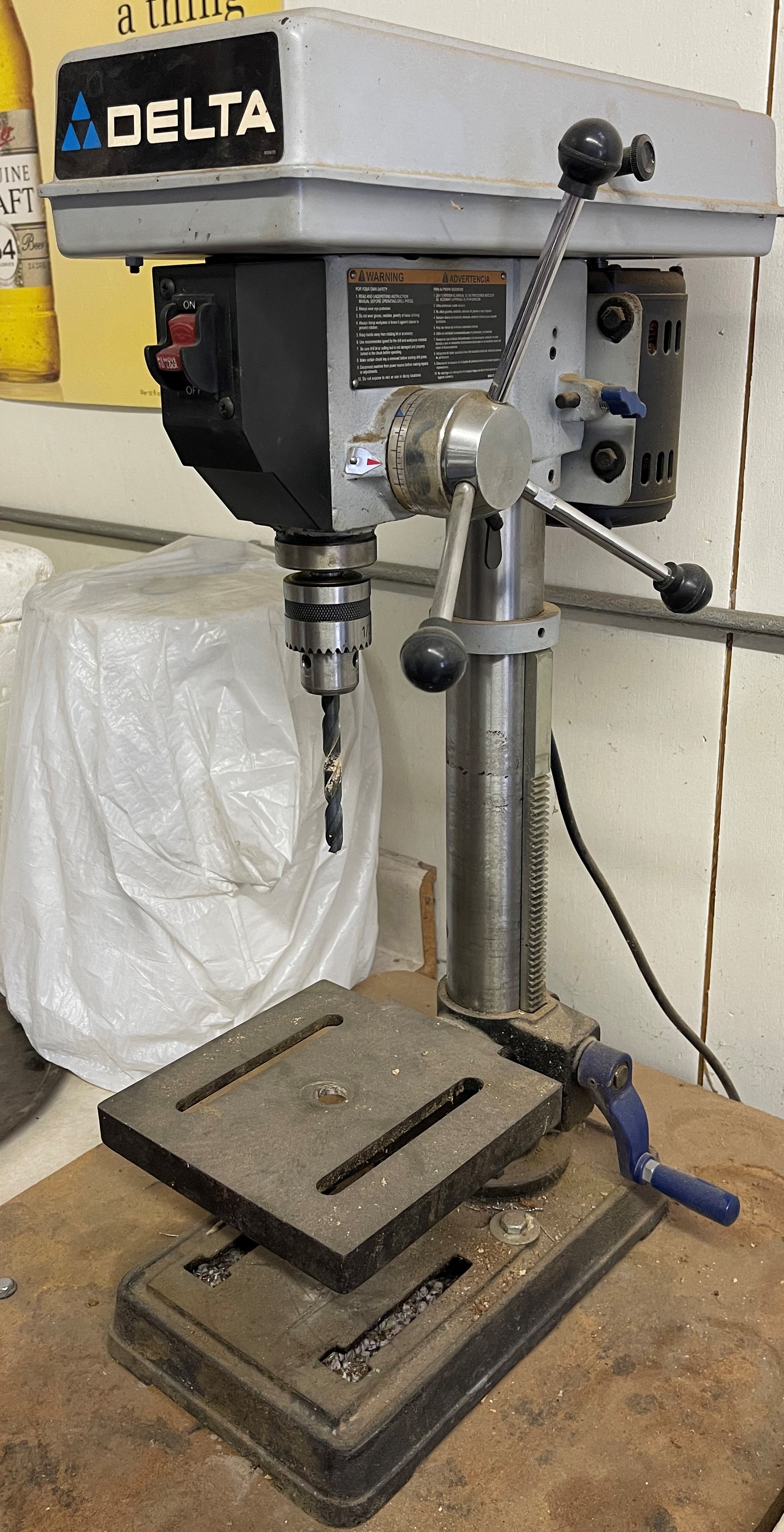 Delta drill press benchtop store