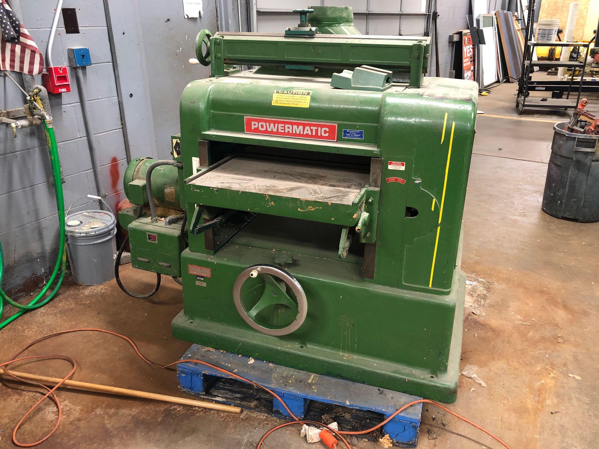 Furnas Powermatic 225 Planer With Baldor Three Proxibid