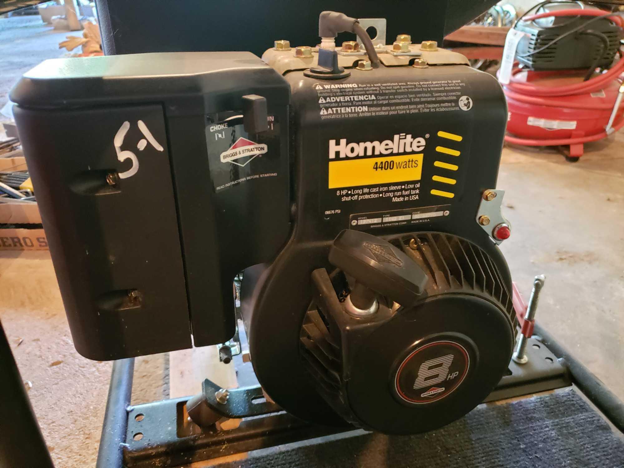 New Homelite 4400 8hp Generators HomeLite 4400 Watt Generator