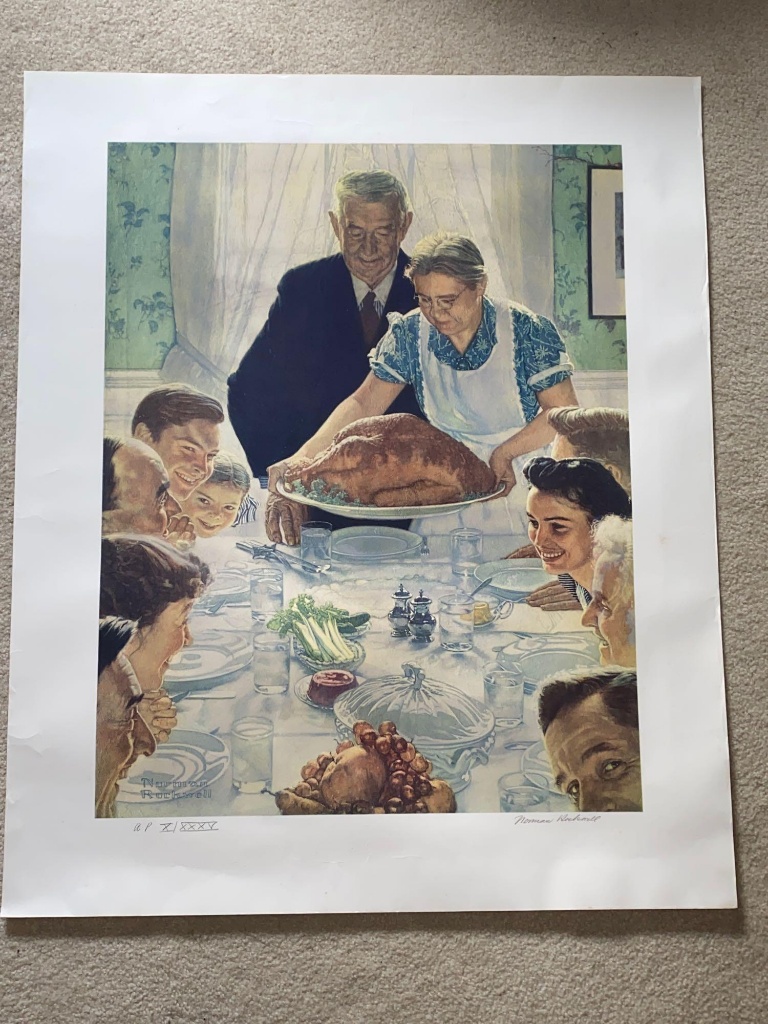 Freedom From Want Norman Rockwell