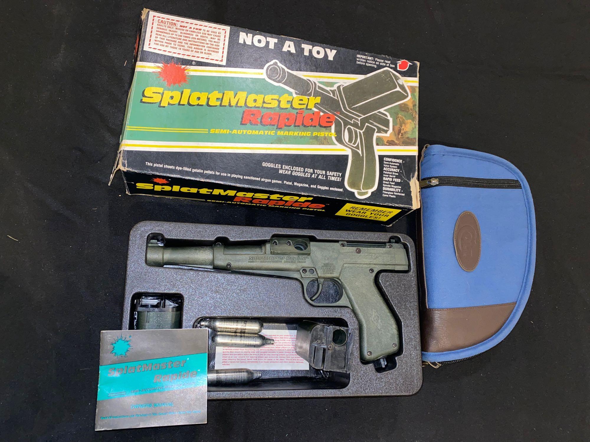 Splatmaster Rapide semi automatic marking pistol, | Proxibid