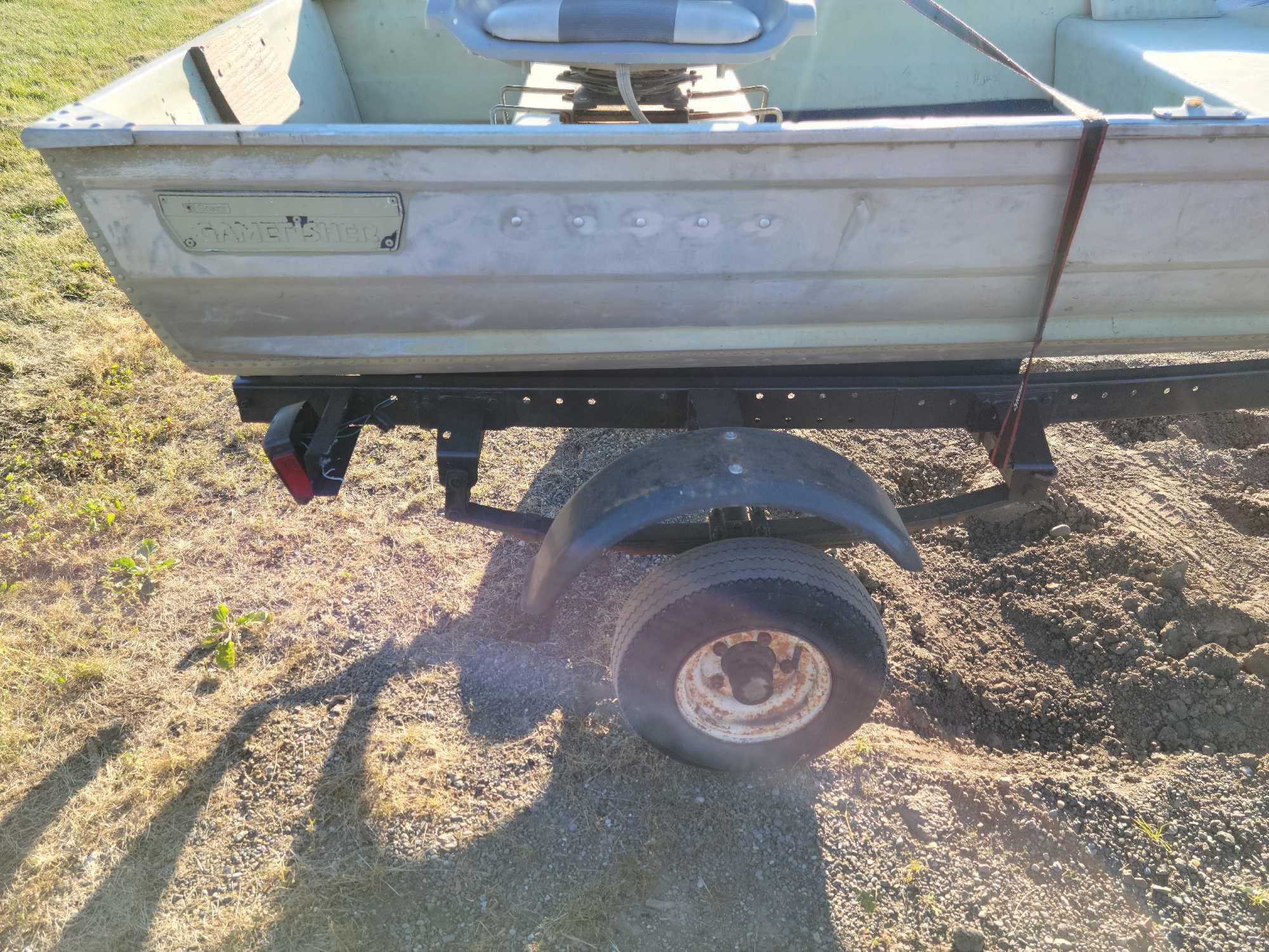 Sears Gamefisher Aluminum V-nose Boat With Proxibid, 56% OFF