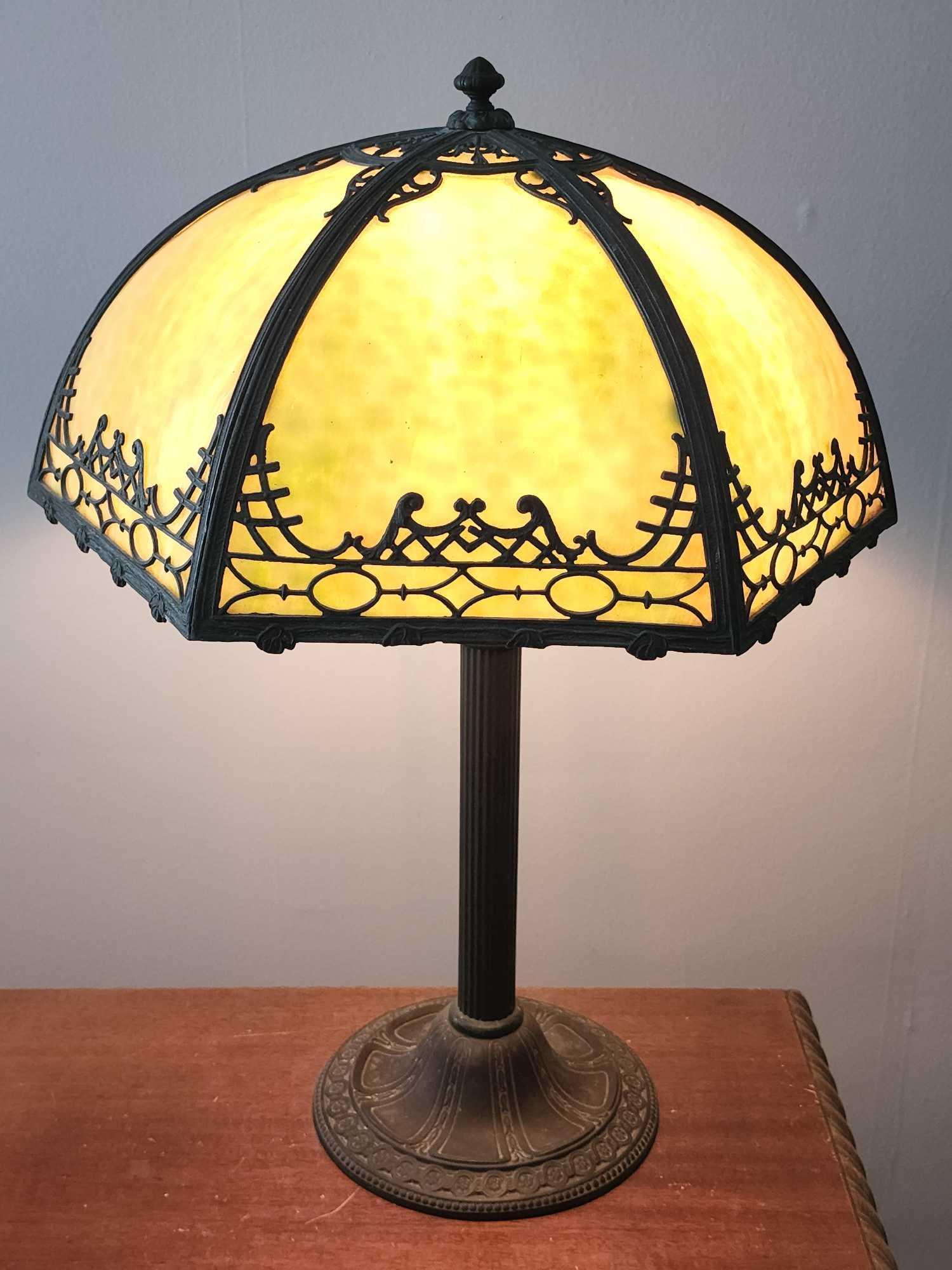 Antique Slag Lamp Identification