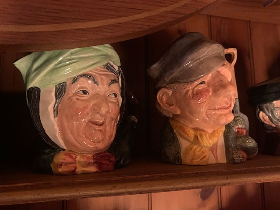 Kiko Auctioneers Auction Catalog - Royal Doulton Toby Mugs - Roseville ...