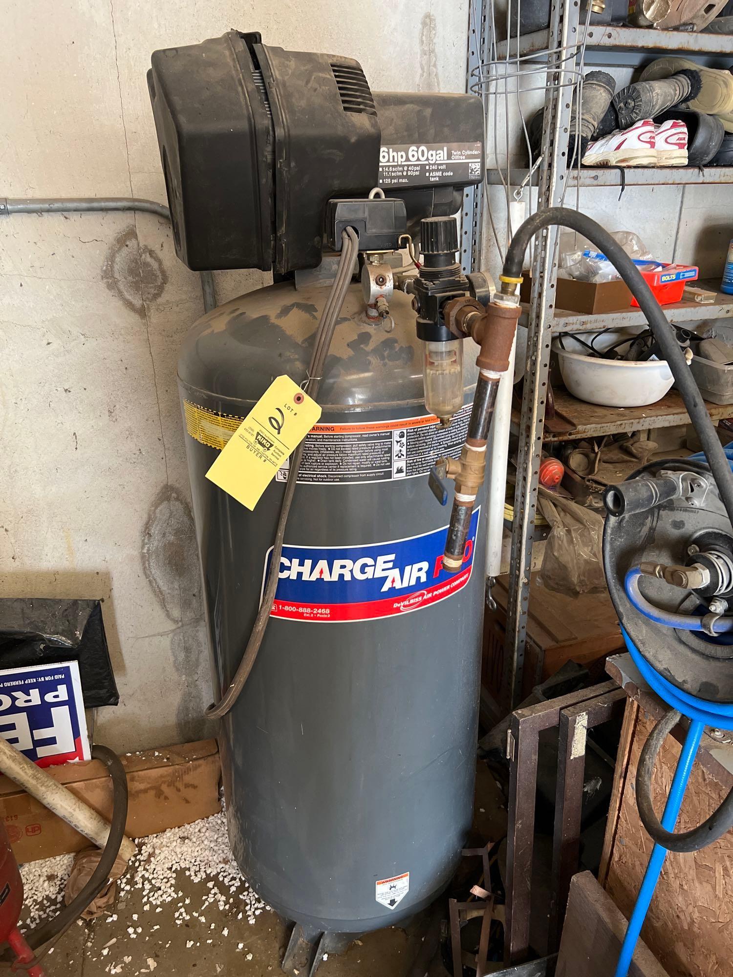 Charge Air Pro 60 Gallon Air Compressor | Proxibid