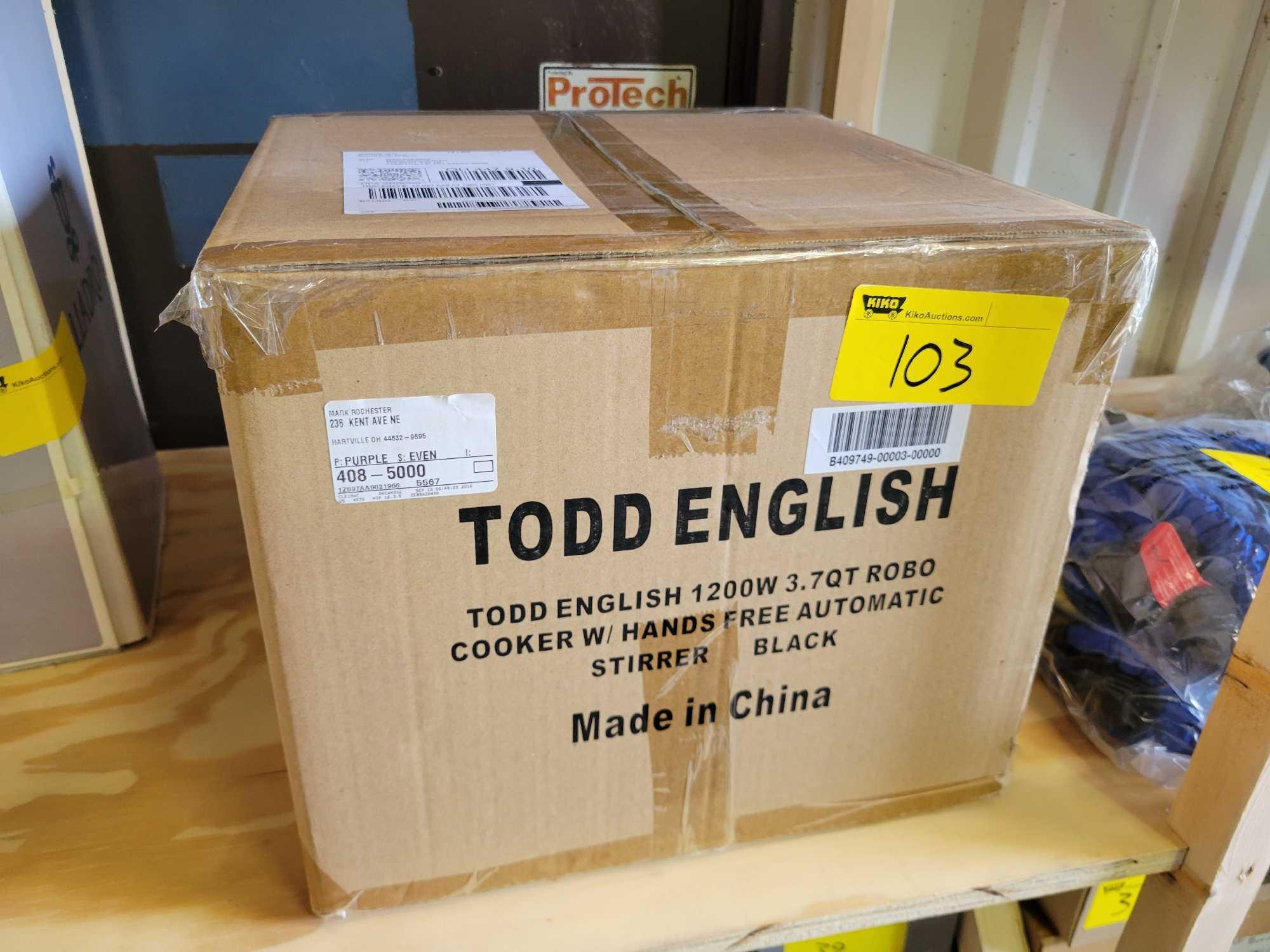 Todd english cooker w/ hands free stirrer | Proxibid