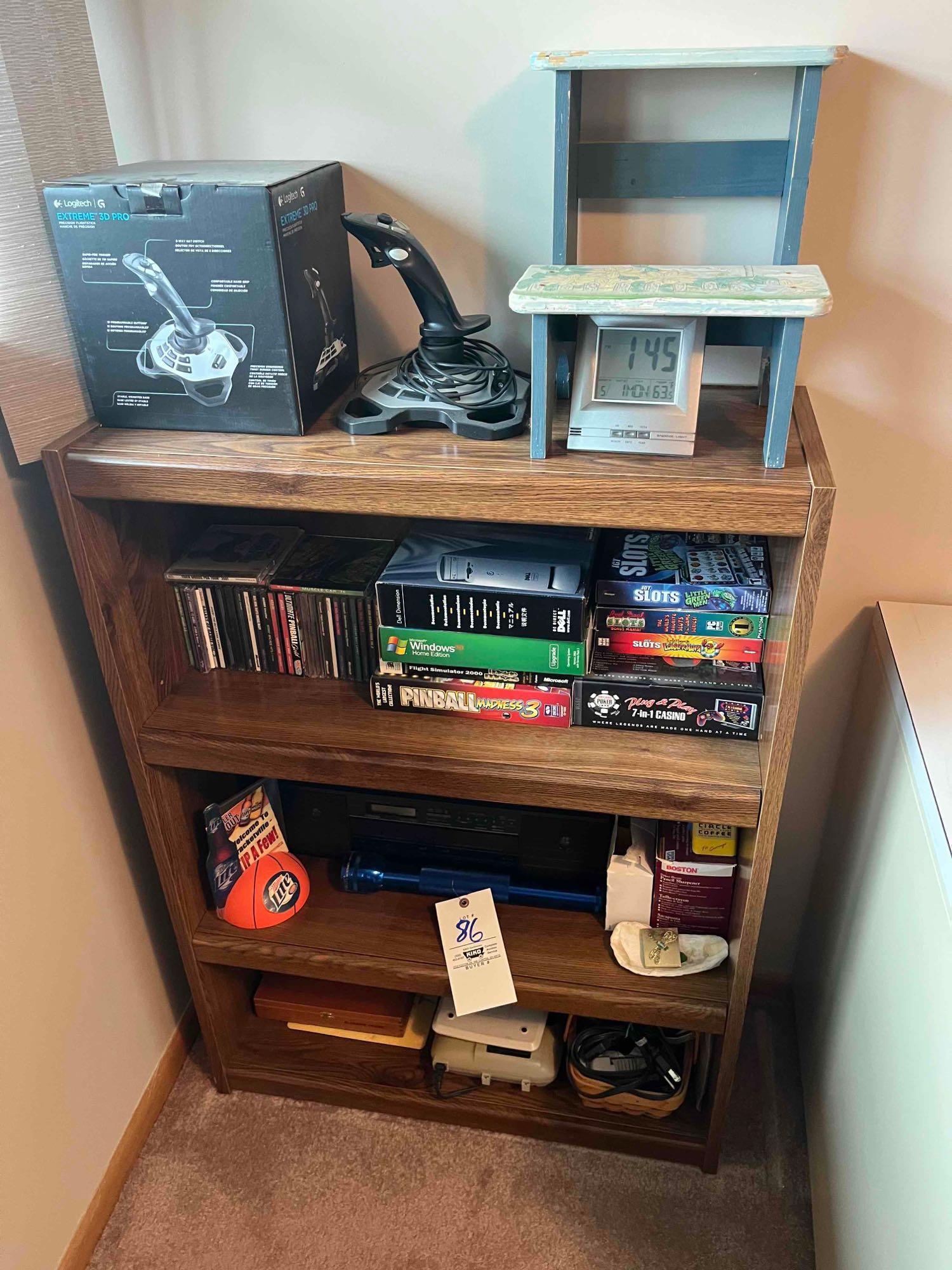 Shelf & Contents - PC Games/Programs, Logitech 3D | Proxibid