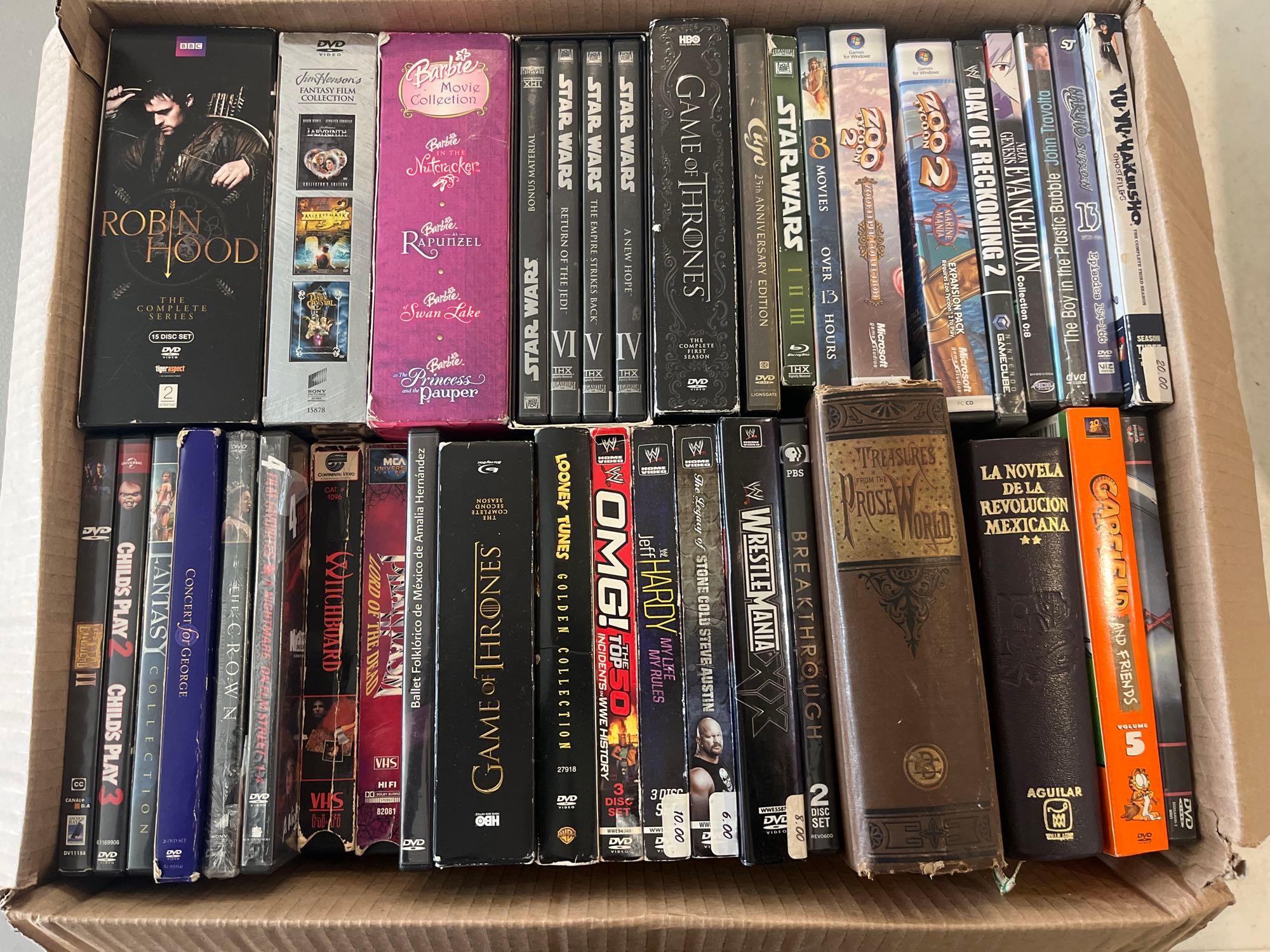Blue Ray, DVDs, Games | Proxibid