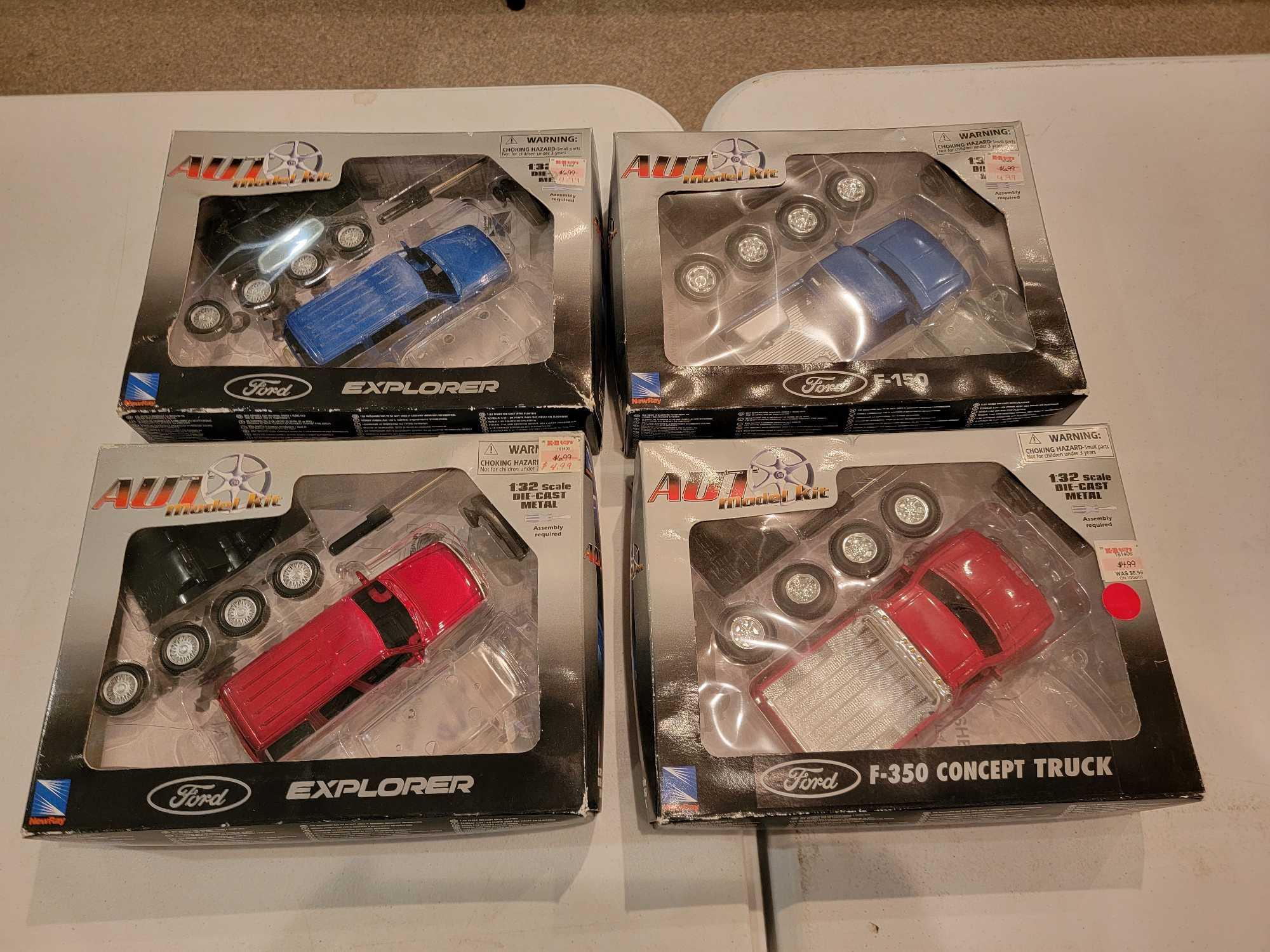4 Sealed Die-Cast Metal Model Kits New-Ray | Proxibid