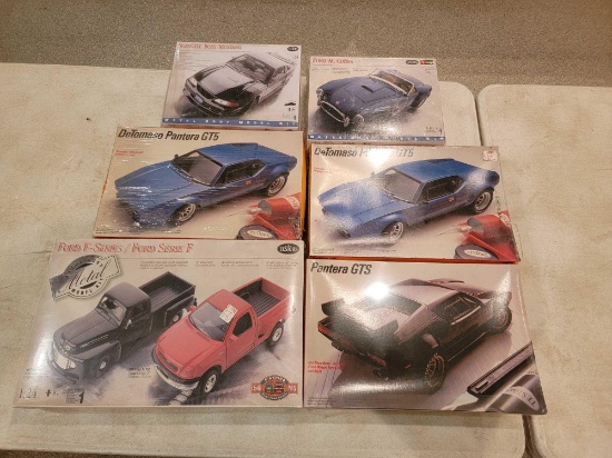 6 Sealed Model Kits Testors DeTomaso Pantera GT5 more | Art, Antiques ...