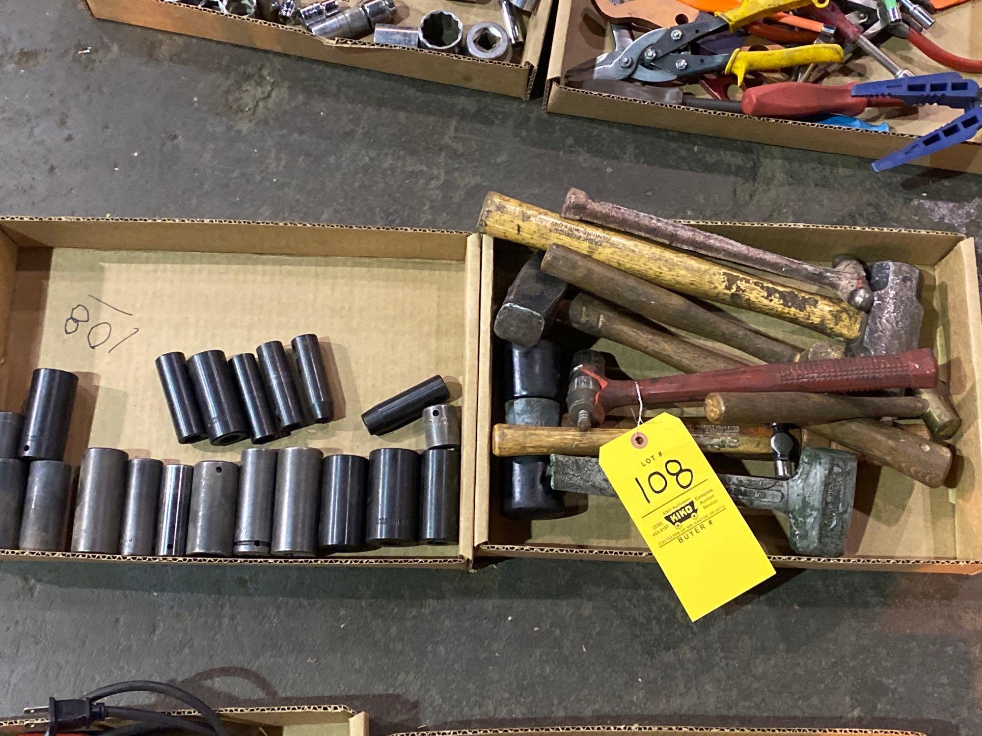 Impact Deep Well Socket & Assorted Hammers | Proxibid