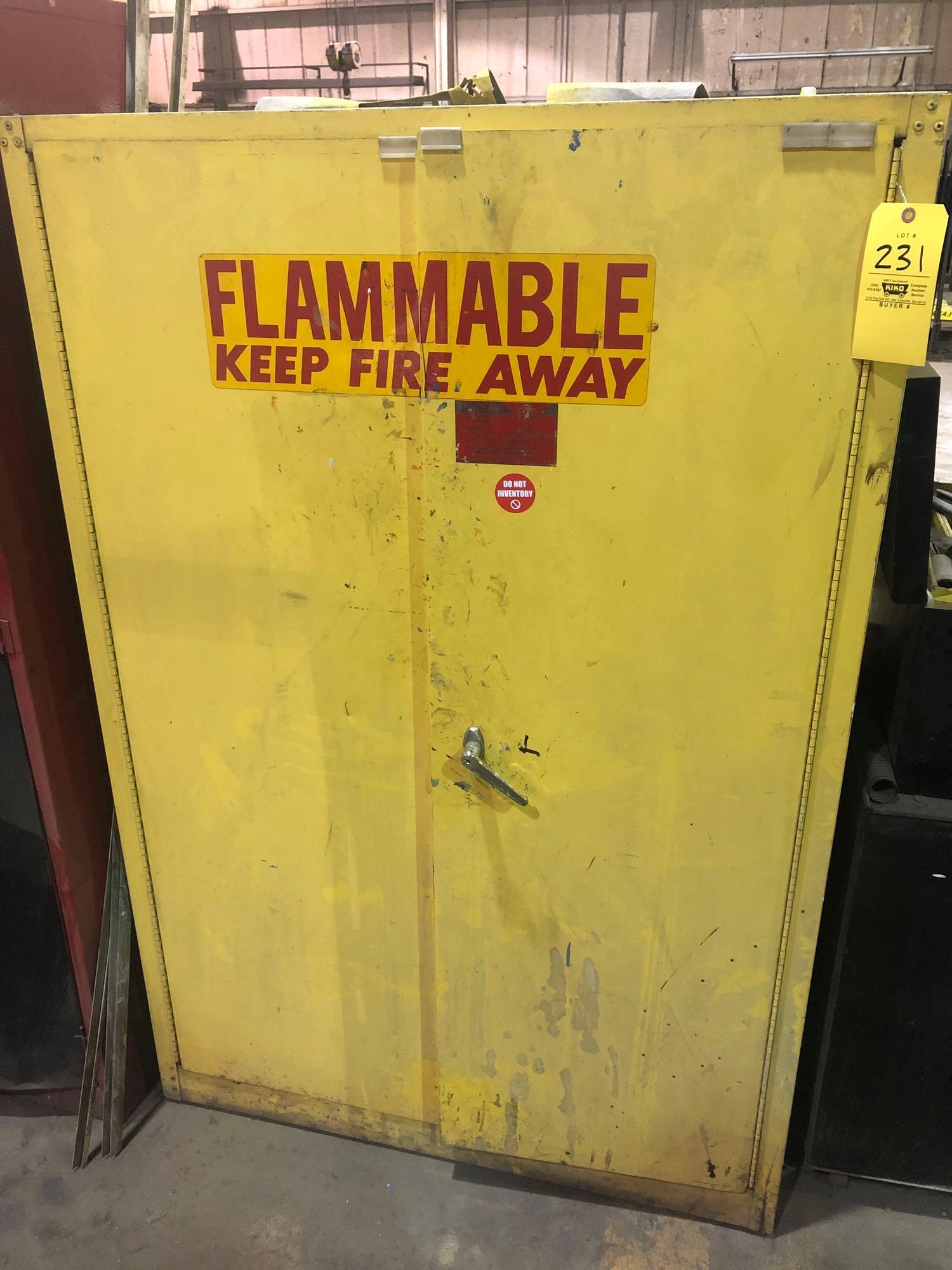 Metal flammable cabinet | Proxibid