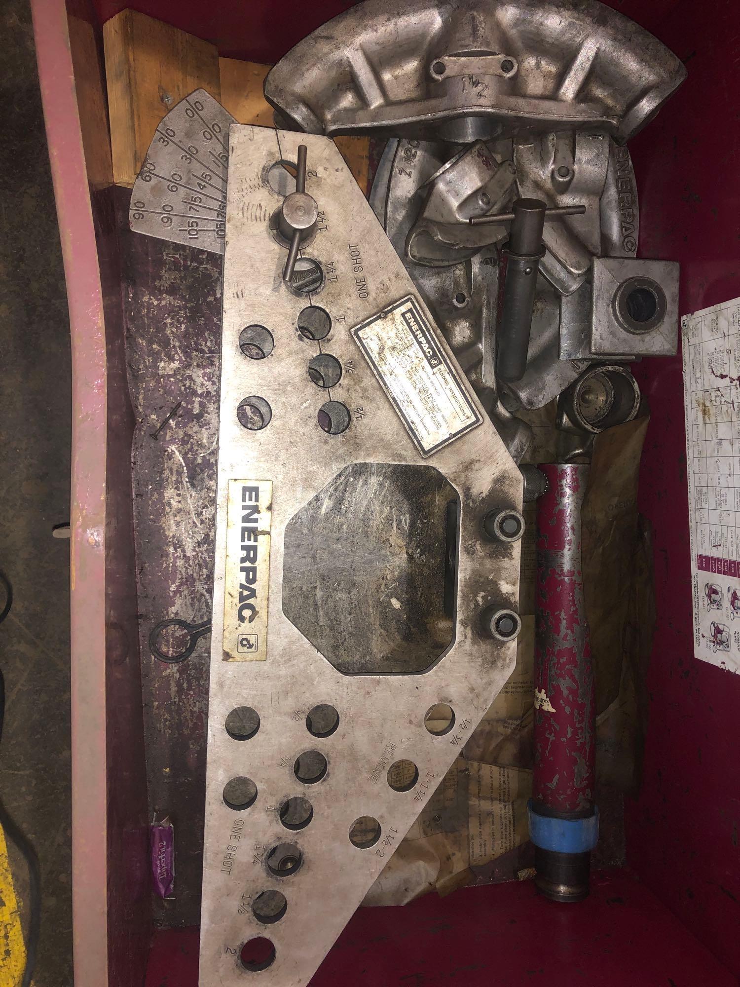 Enerpac bender parts and box | Proxibid