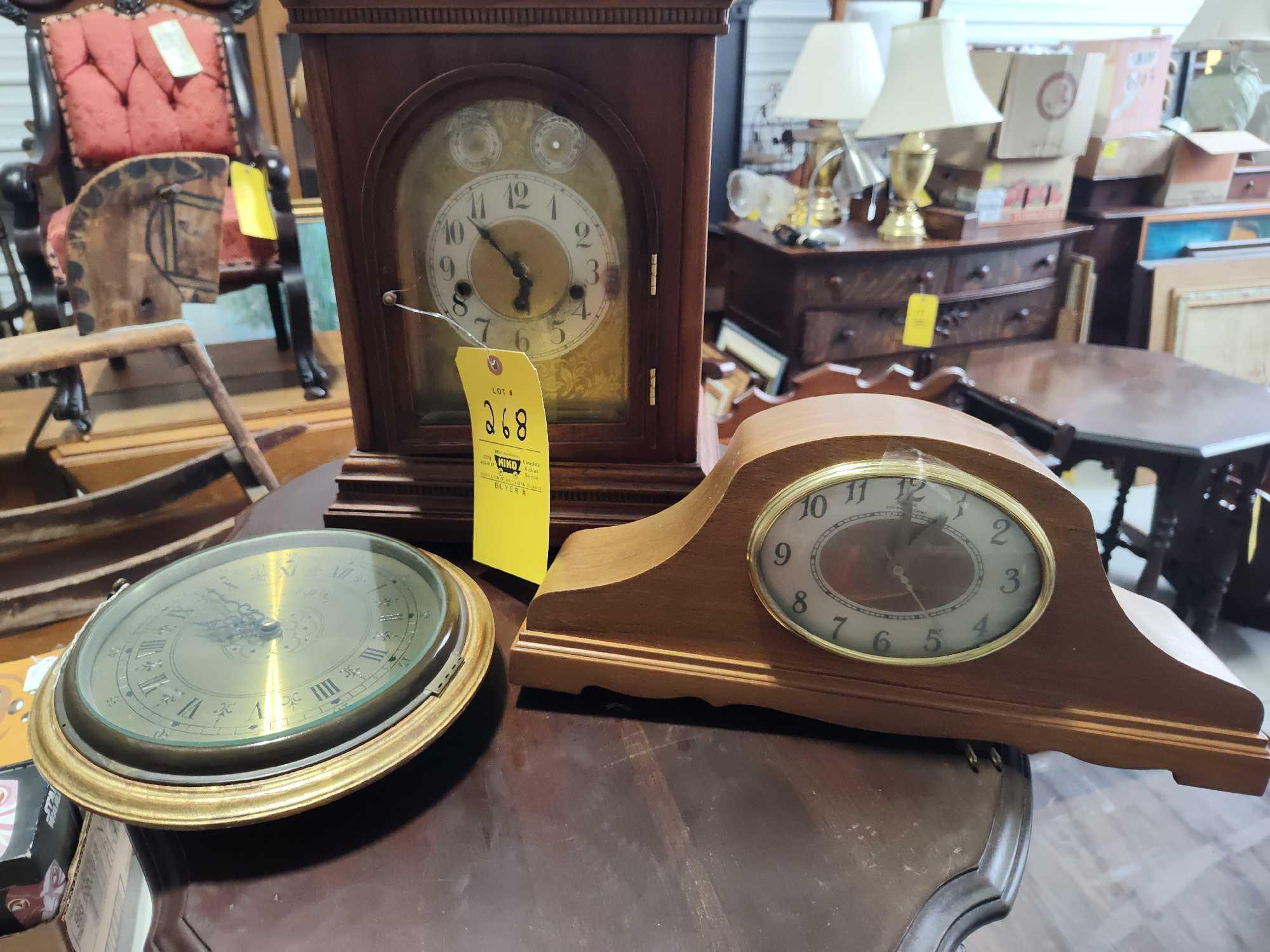 2 Clocks & Empty Case | Proxibid