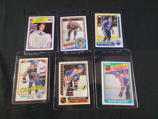 6 1980s NHL Hockey Wayne Gretzky Cards NICE | Art, Antiques & Collectibles Collectibles Sports ...