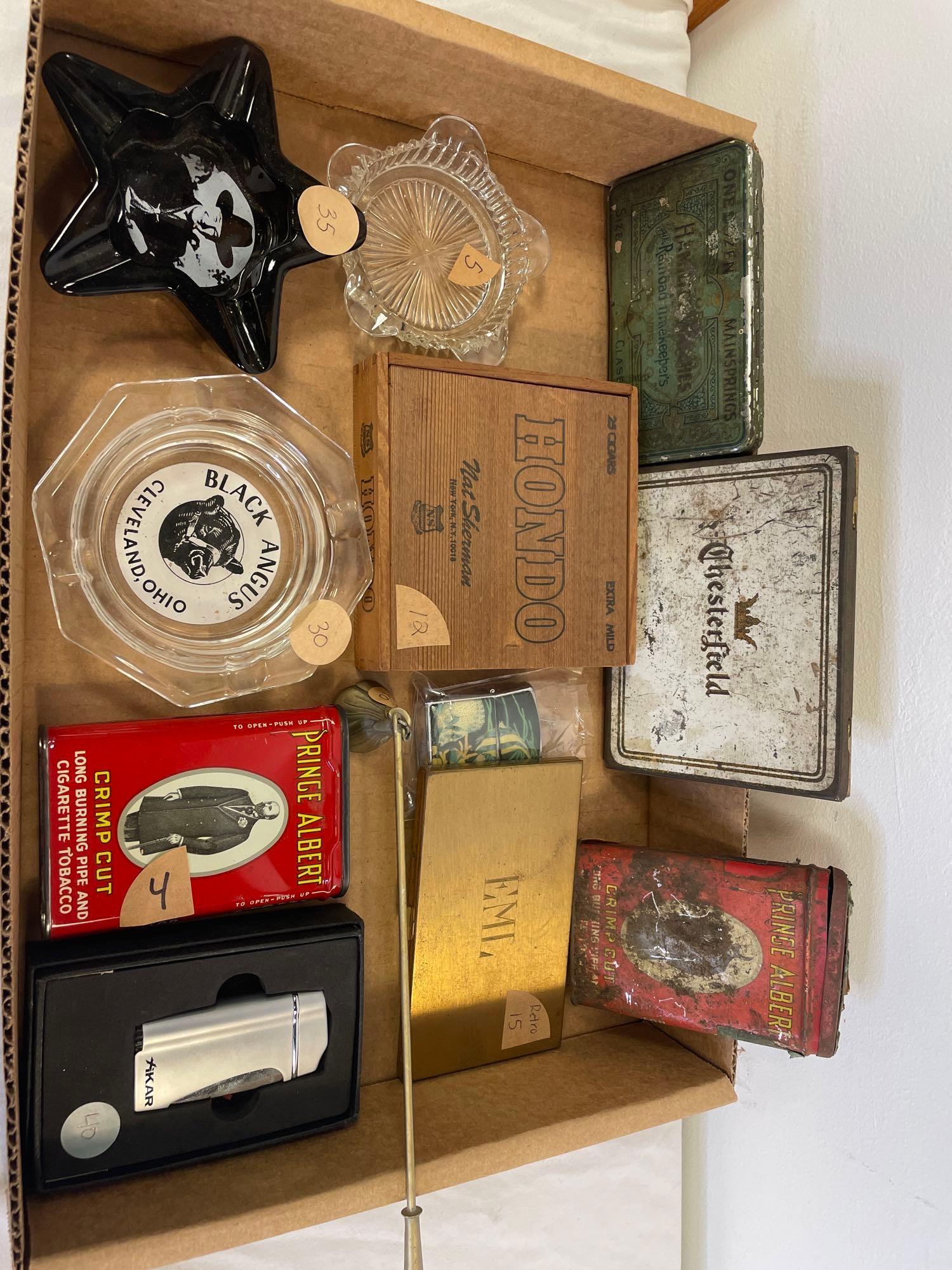 Vintage Ashtrays, Cigar Boxes | Proxibid