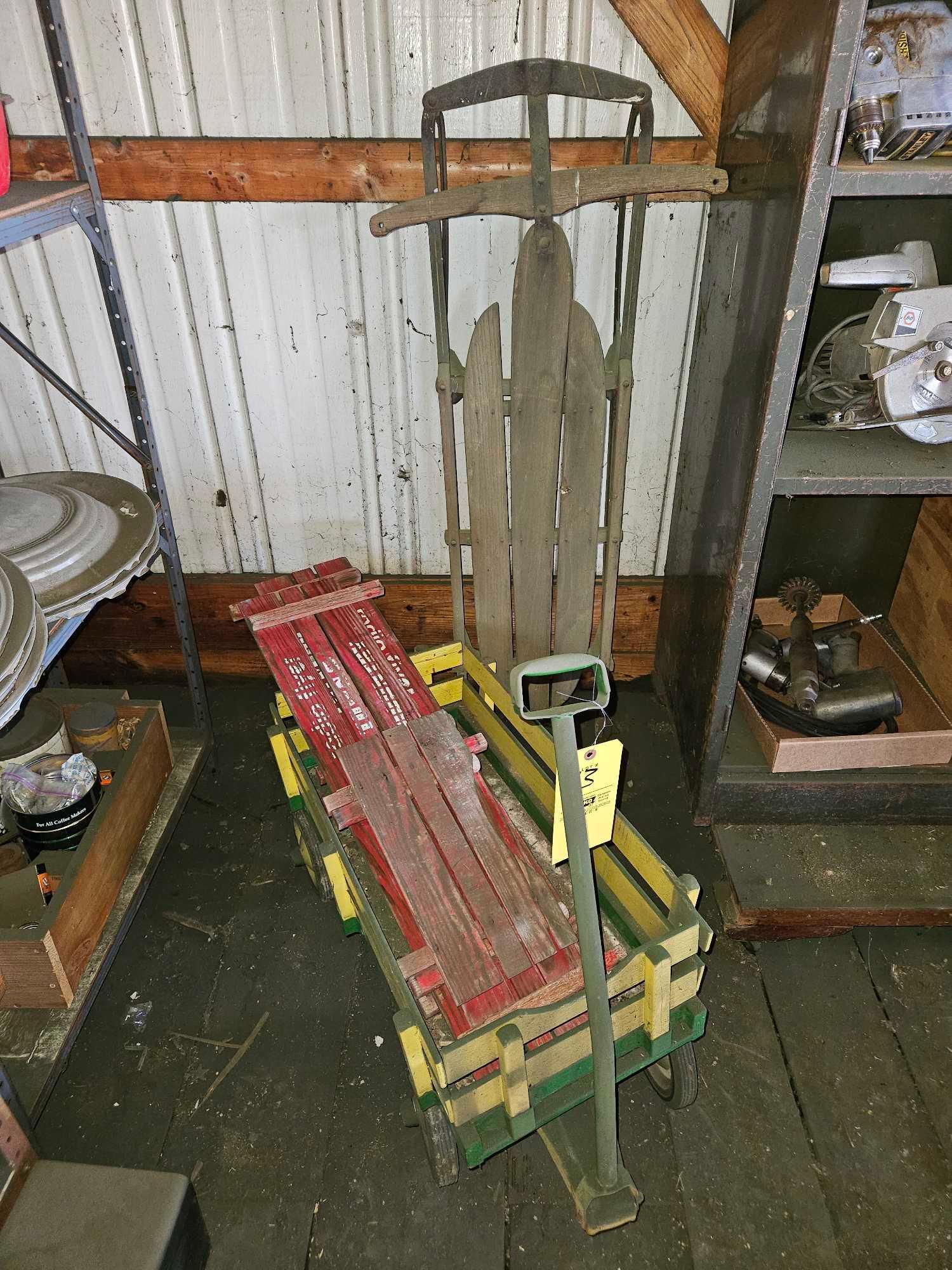 2 Radio Flyer Wagons And Sled Proxibid