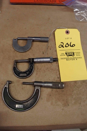 Brown & Sharpe Starrett and P & W micrometers | Online Auctions | Proxibid