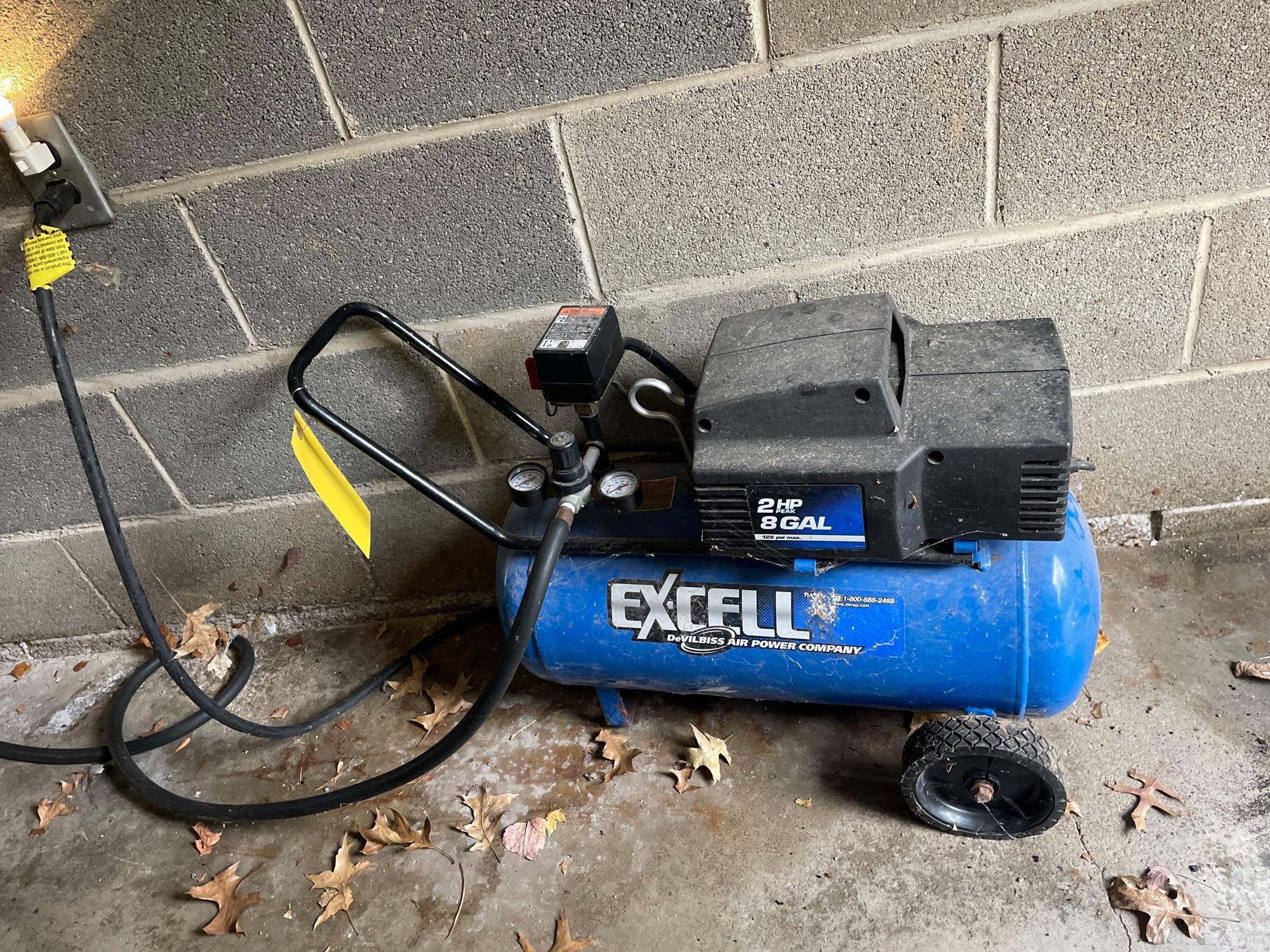 Ex-Cell 8gal Air Compressor | Proxibid